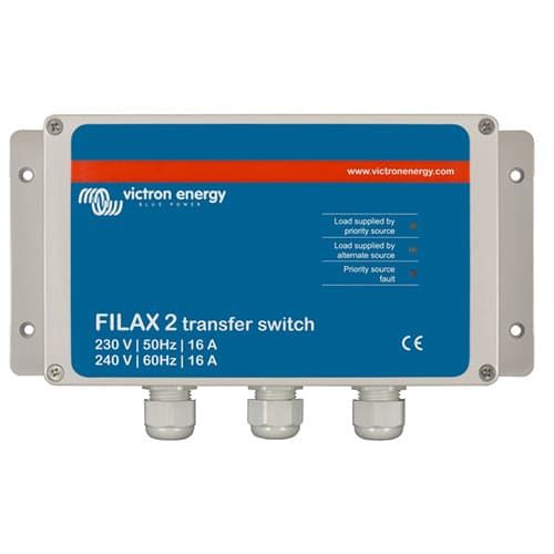 Victron Filax 2 Transfer Switch CE 110V/50Hz-120V/60Hz [SDFI0000110 ...
